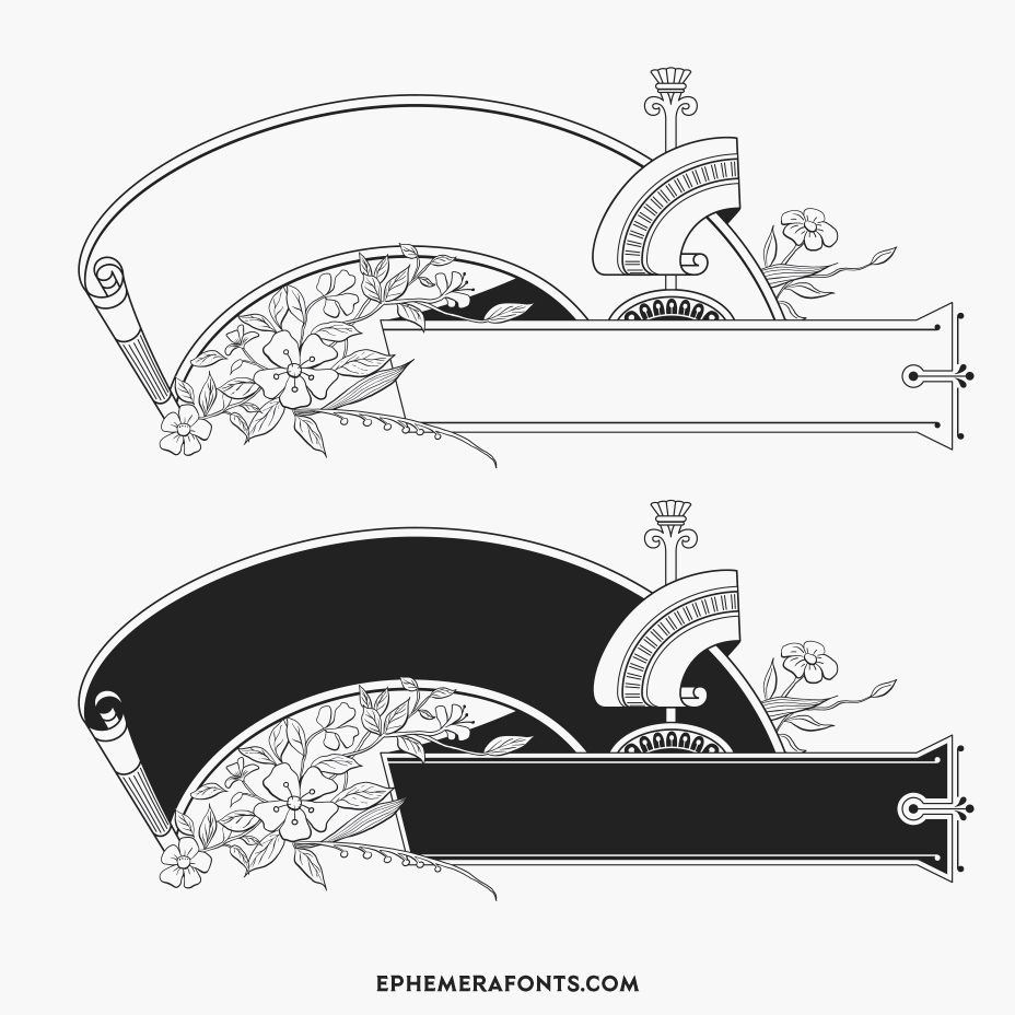 Letterhead Template 01 – Ephemera Fonts