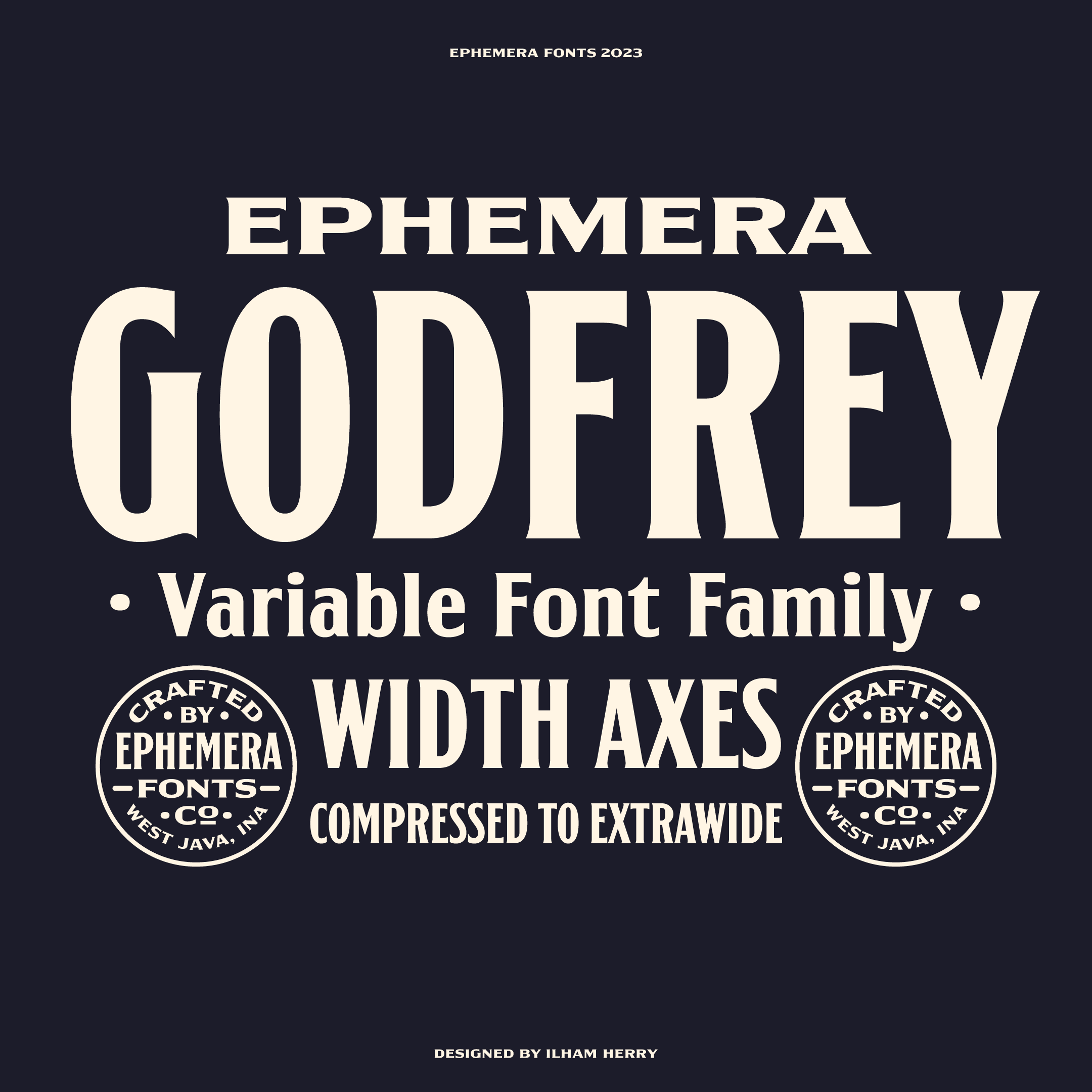 EFCO GODFREY Variable Font Family | Ephemera Fonts EFCO GODFREY Variable Font Family | Ephemera Fonts